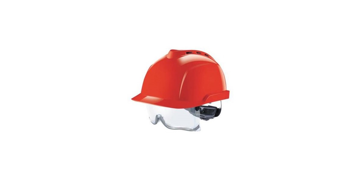 MSA V-Gard 930 geventileerde rode veiligheidshelm € 39,50 - PBM discounter
